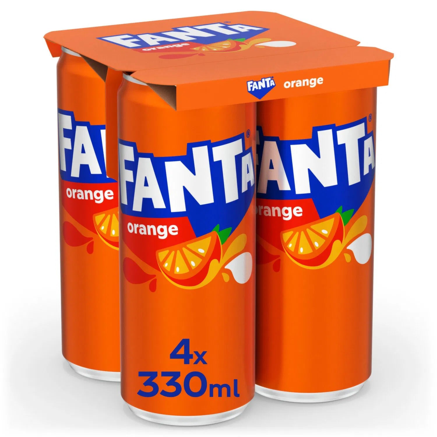 6 x Fanta Orange 4 X 330Ml