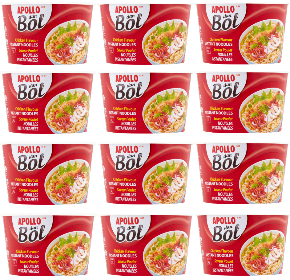 12 x Apollo Cup Noodles Chicken 85G