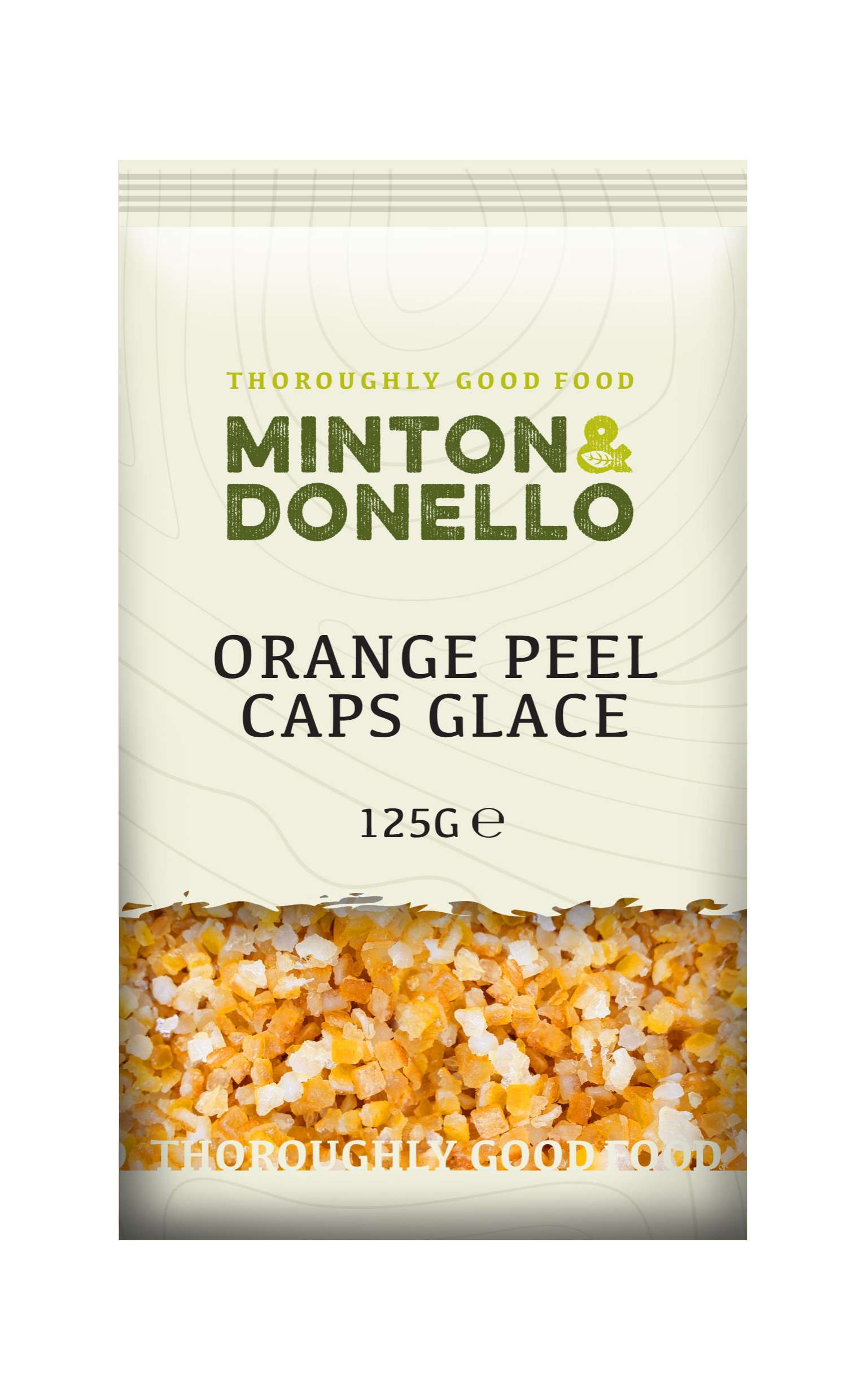 6 x Minton & Donello Orange Peel Caps Glace - 125g