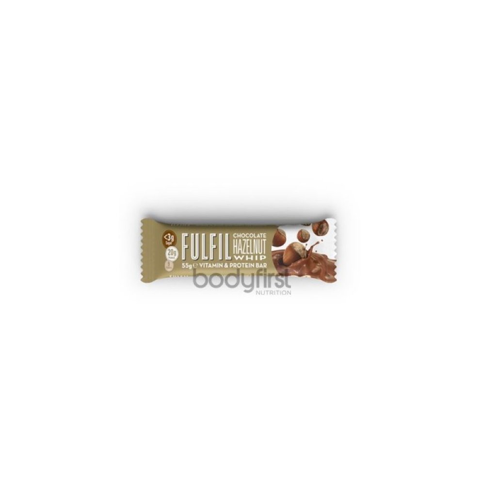 15 x Fulfil Chocolate Hazelnut Whip Flavour Vitamin & Protein Bar 55G
