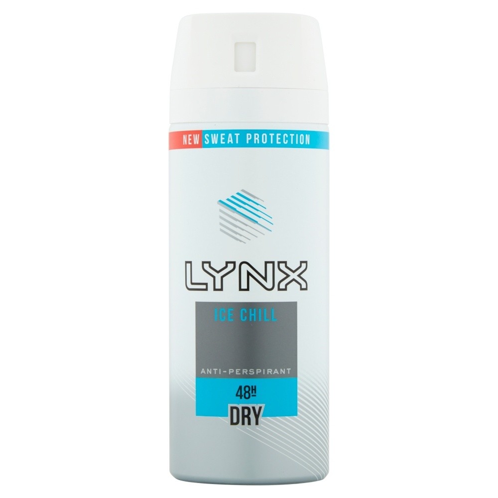 6 x Lynx Anti-Perspirant Deodorant Spray Ice Chill 150 Ml