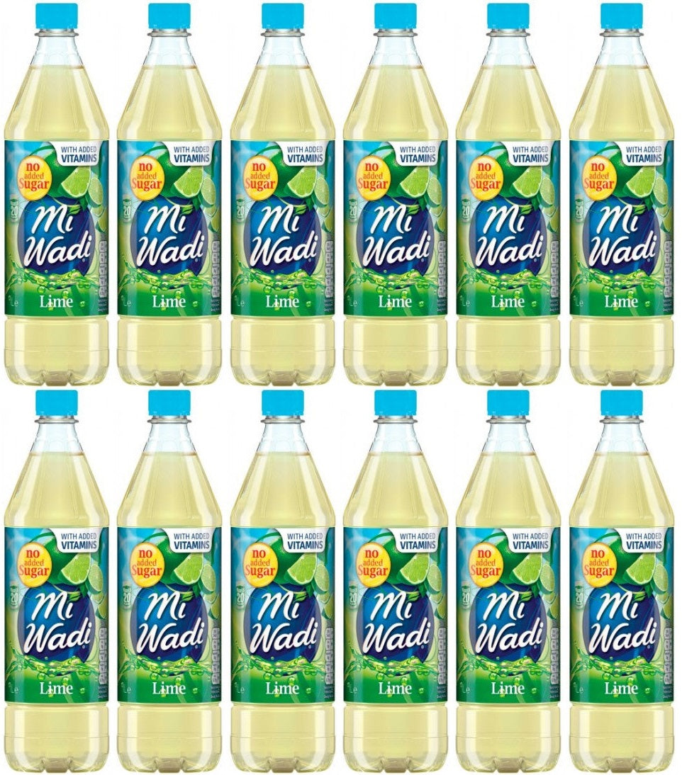 12 x Miwadi Lime 1L