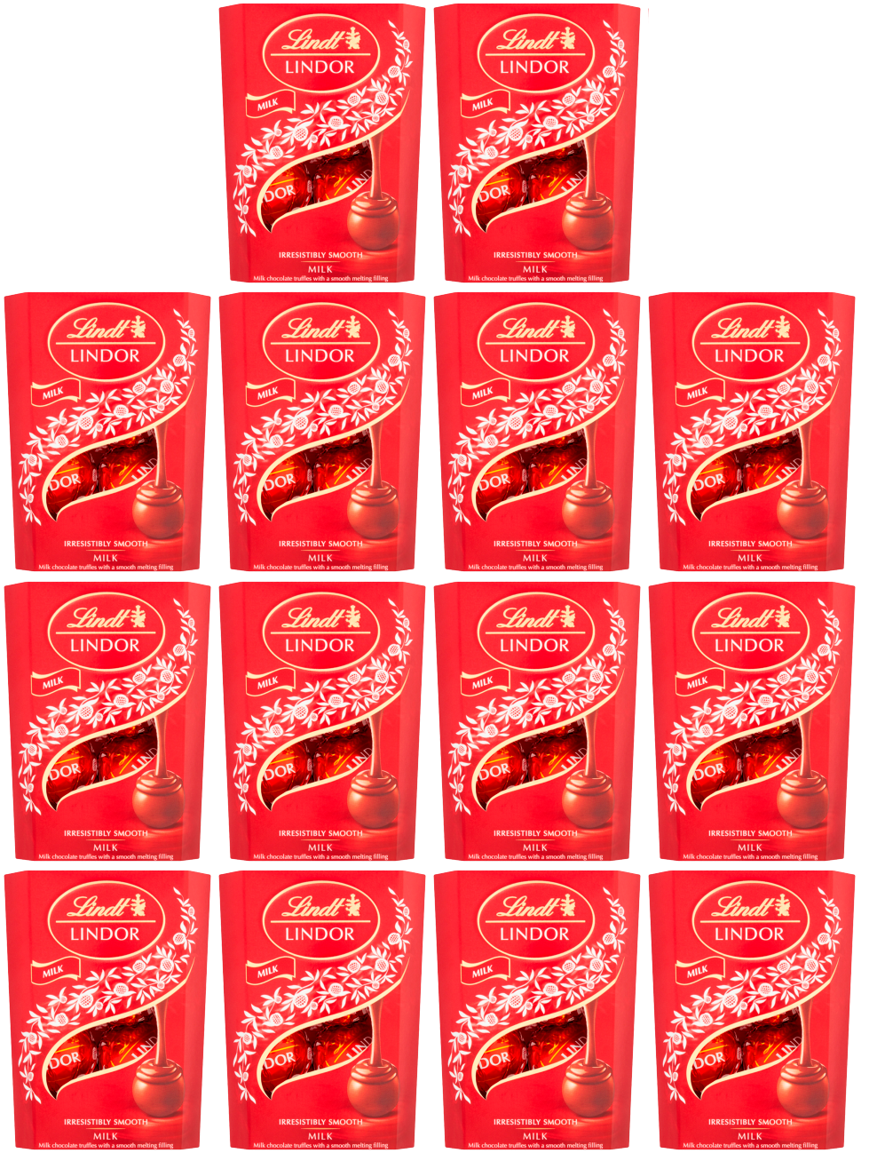 14 x Lindt Lindor Small Cornet - 37GM