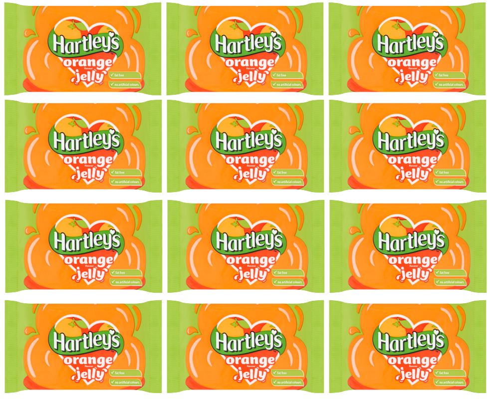12 x Hartleys Jelly Orange Packet Packet