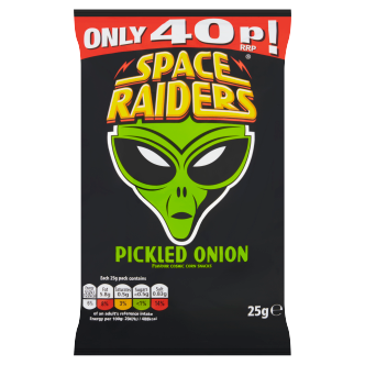 36 x Kp Space Raiders Pickled Onion - 25Gm